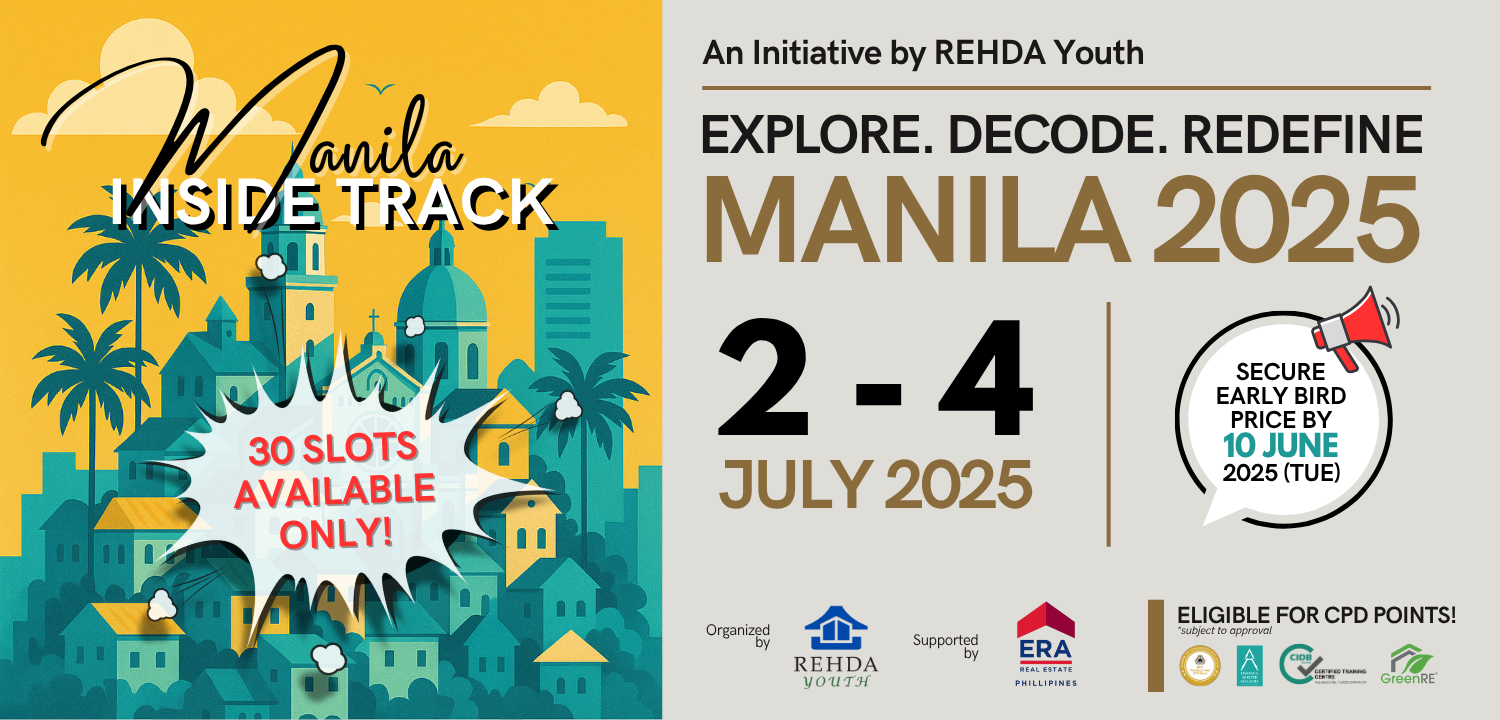 Manila Inside Track: Study Tour 202 - REHDA Youth